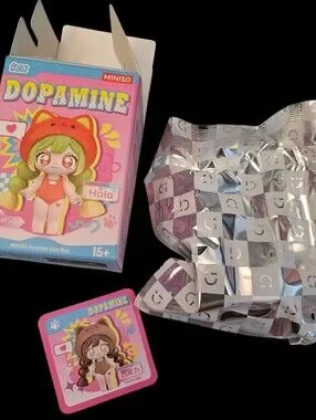 Other | Miniso Dopamine Hola Girl In Cat Costume Figures Choclate And ...